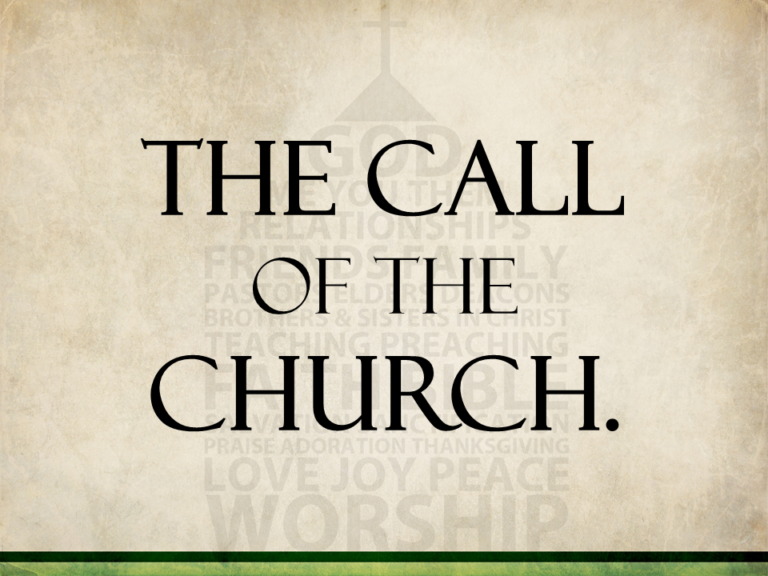 The Call of the Church - January 7, 2018 | DaySpring Christian Church ...